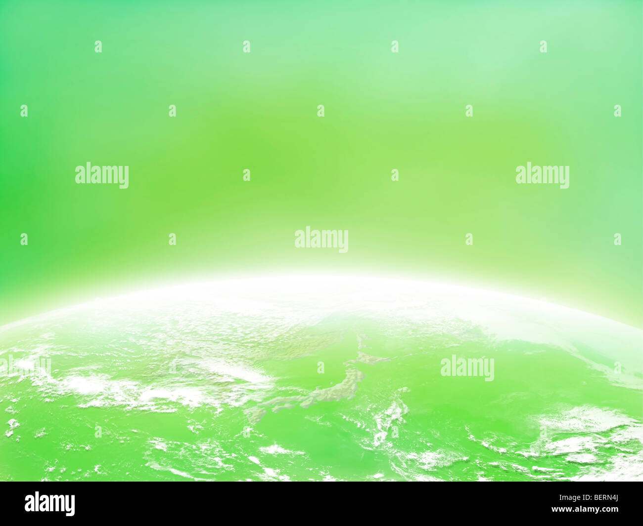 Green planet earth satellite image hi-res stock photography and images ...