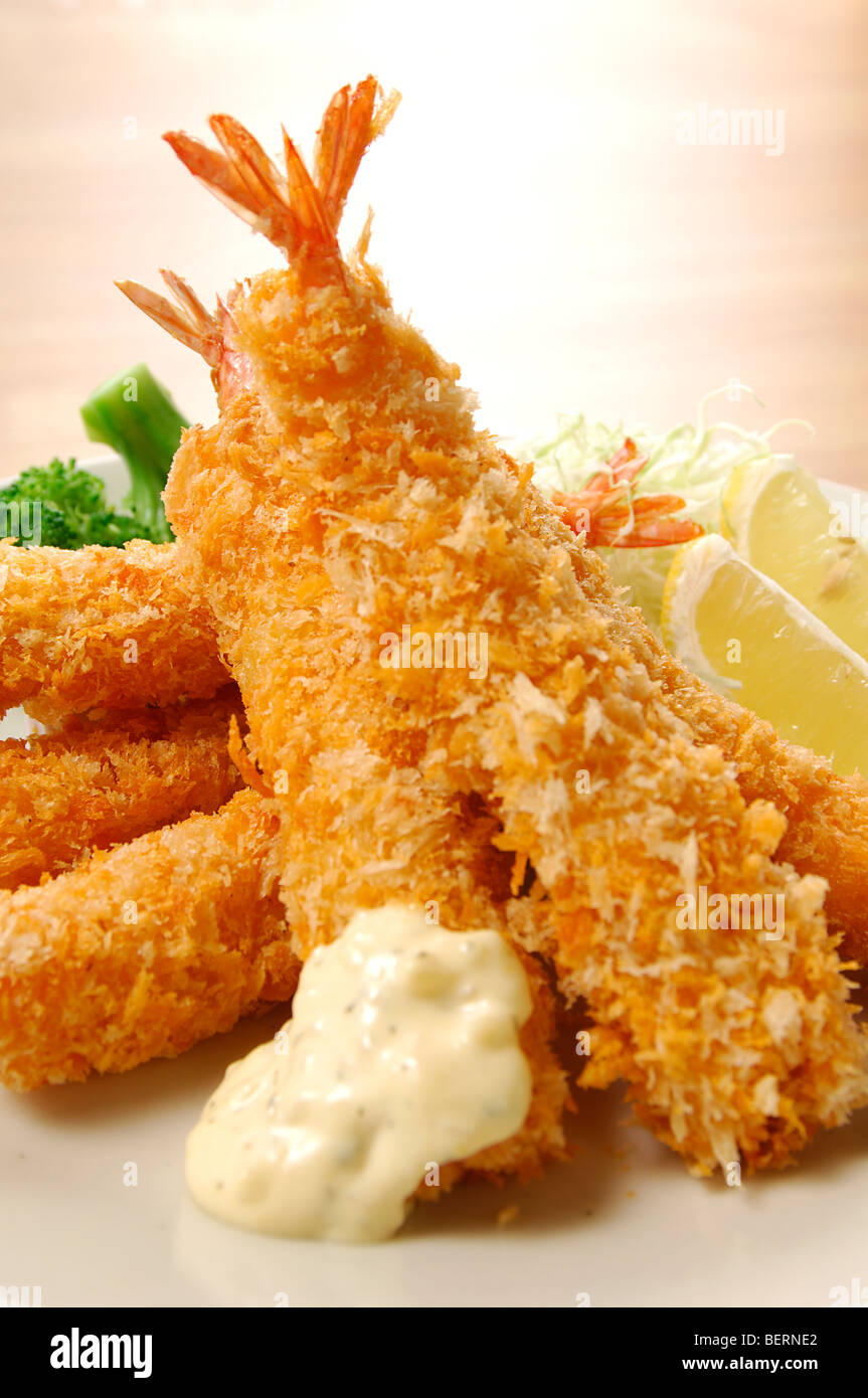 Deep fried prawn hi-res stock photography and images - Alamy