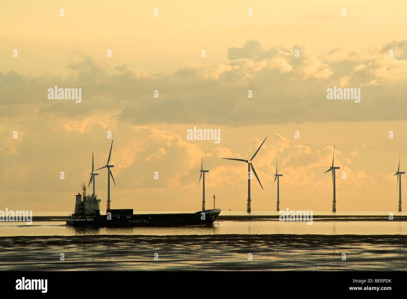 Burbo bank offshore windfarm hi-res stock photography and images - Alamy