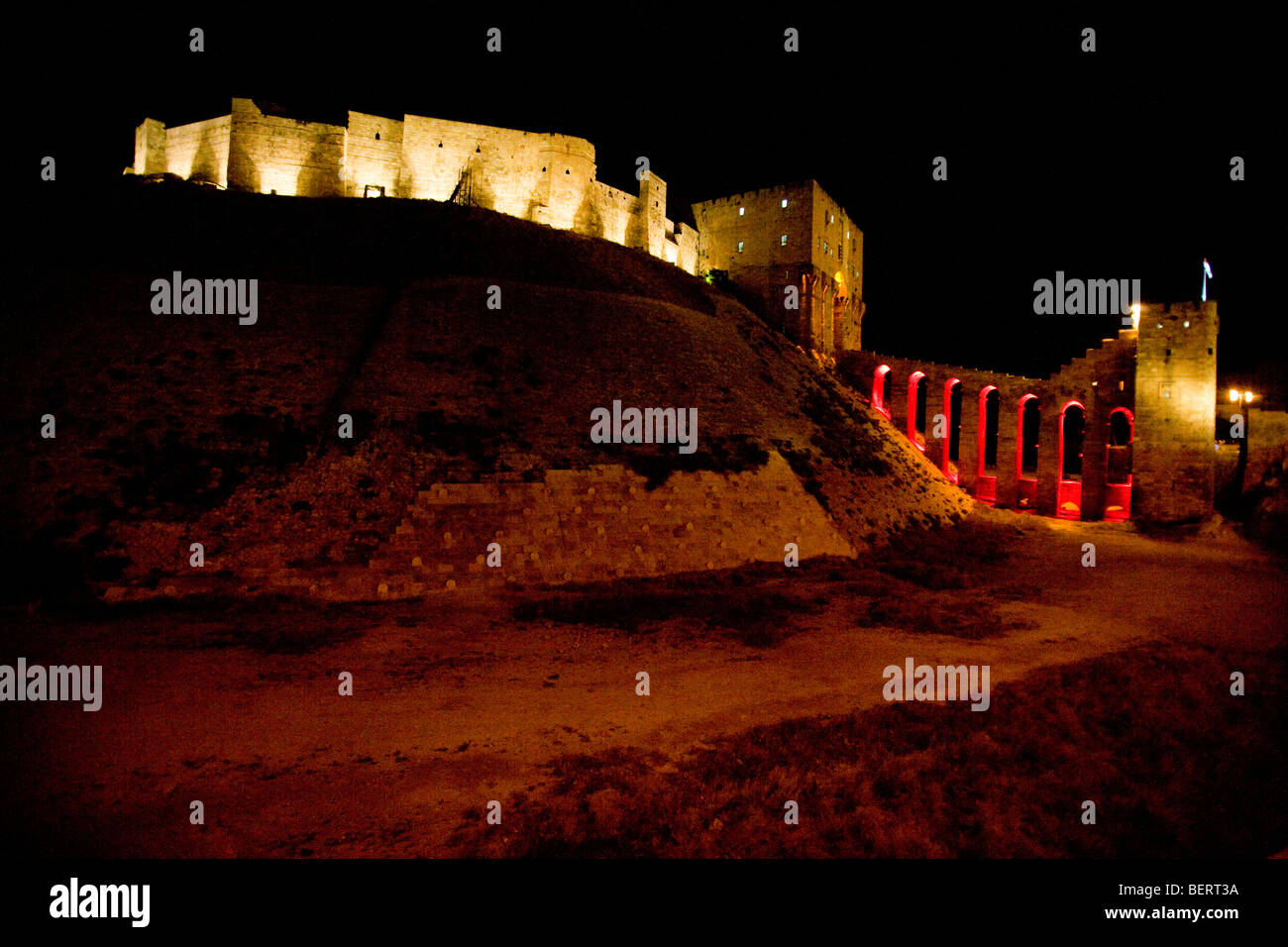 The old citadel, Aleppo, Syria, Middle East Stock Photo - Alamy