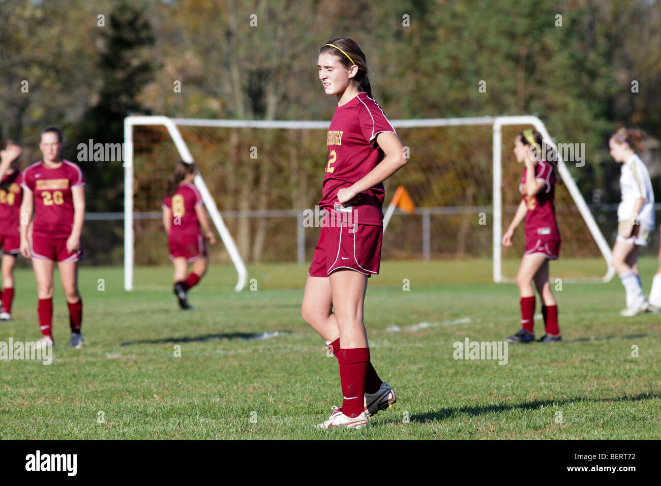 Legs high school girls soccer hi-res stock photography and images - Alamy