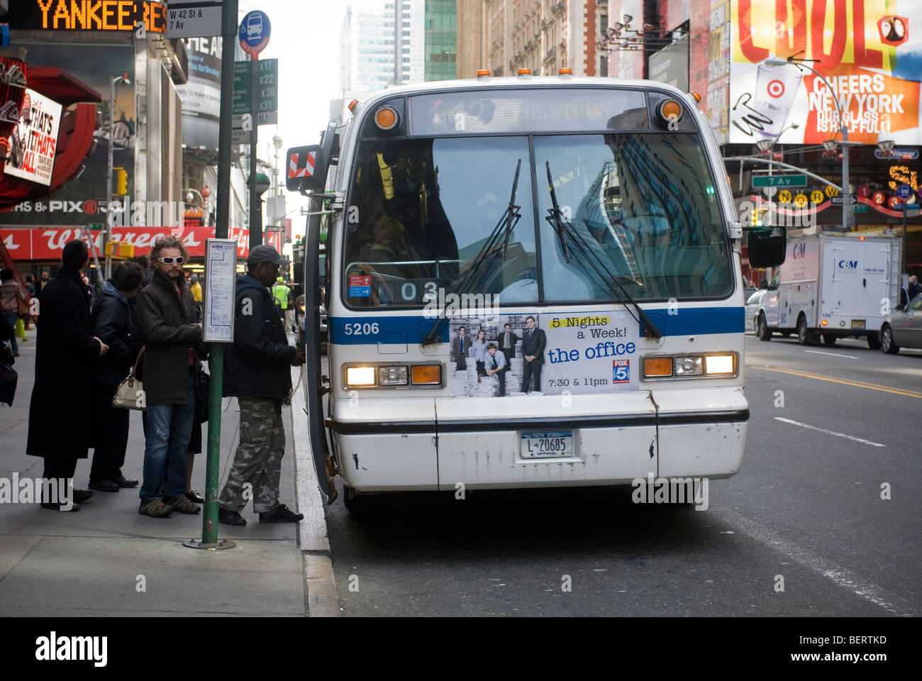 Boarding bus hi-res stock photography and images - Alamy