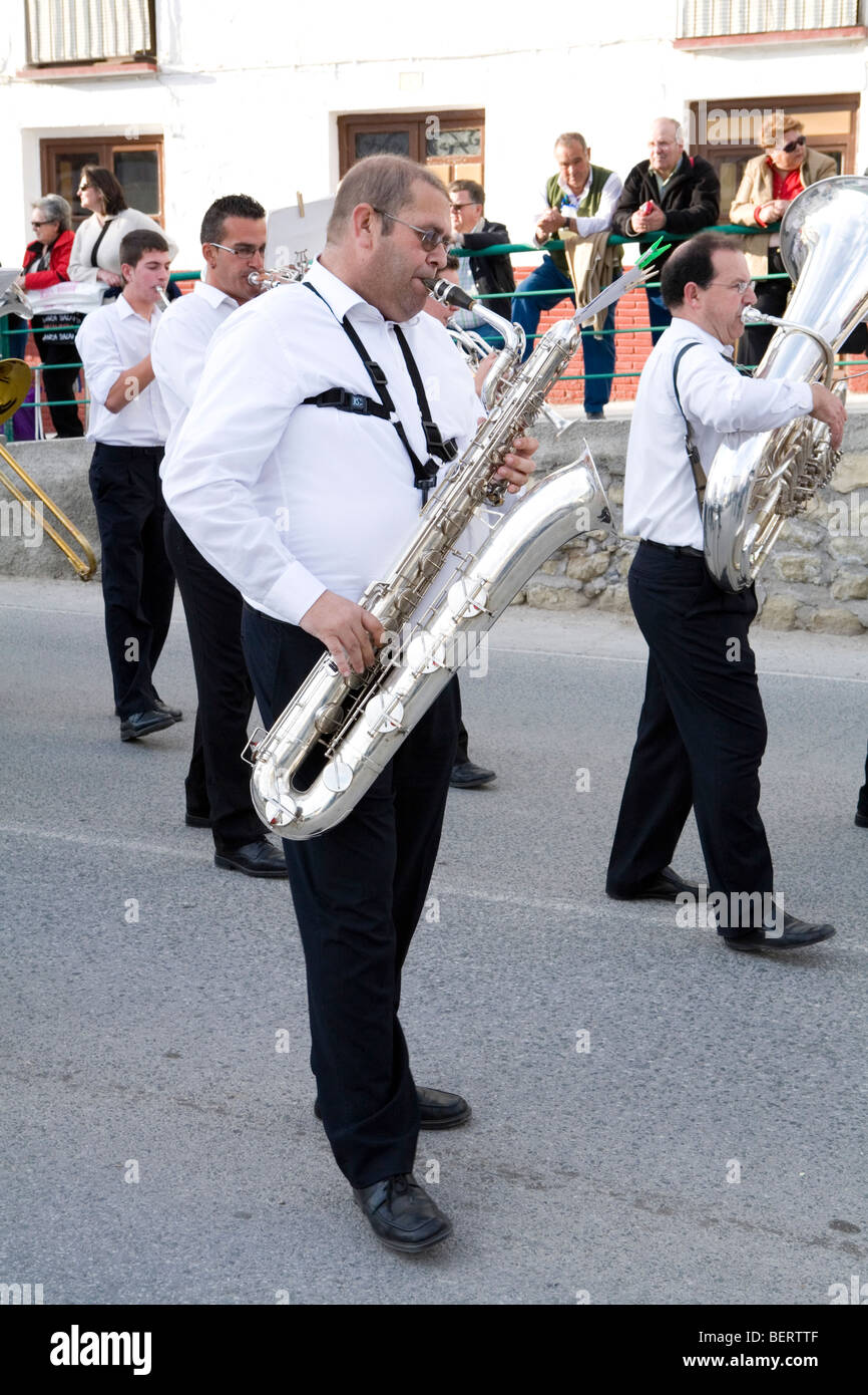 People in Costume at a Spanish Fiesta in Cullar, Spain Stock Photo - Alamy