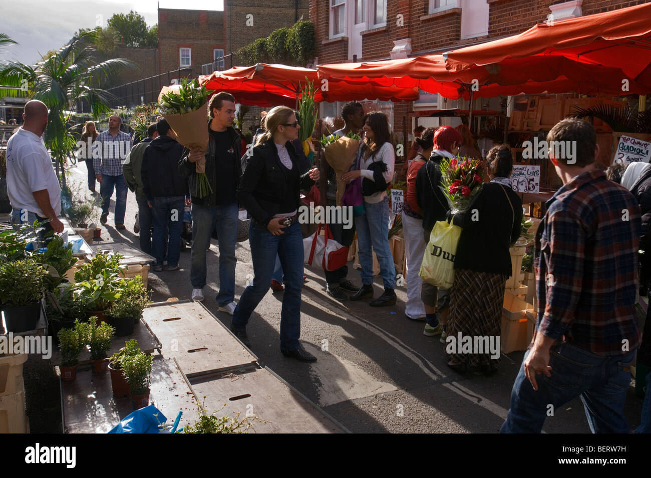 Shoreditch flower market hi-res stock photography and images - Alamy