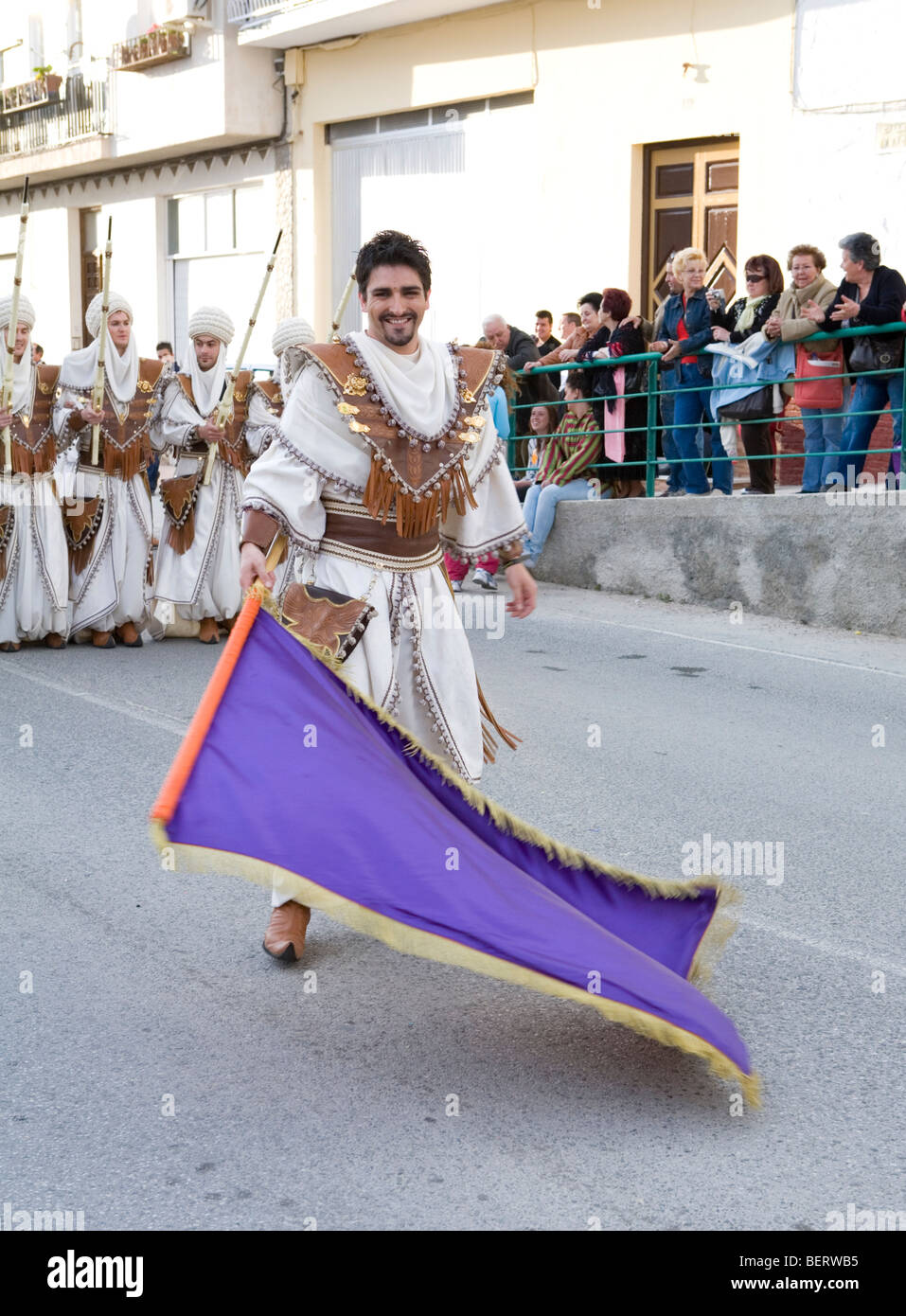 People in Costume at a Spanish Fiesta in Cullar, Spain Stock Photo - Alamy