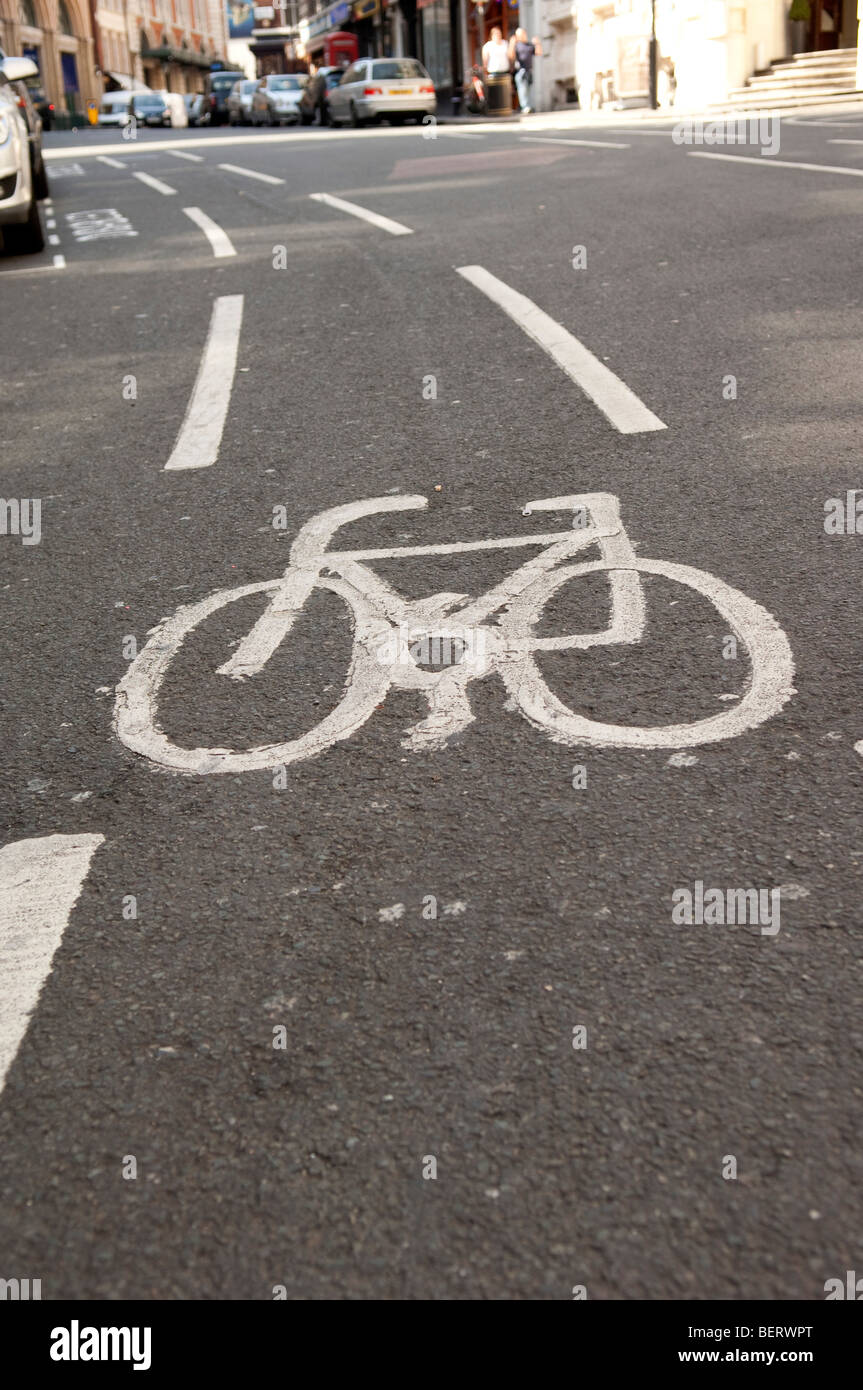 Bike Lane Symbol High Resolution Stock Photography and Images - Alamy