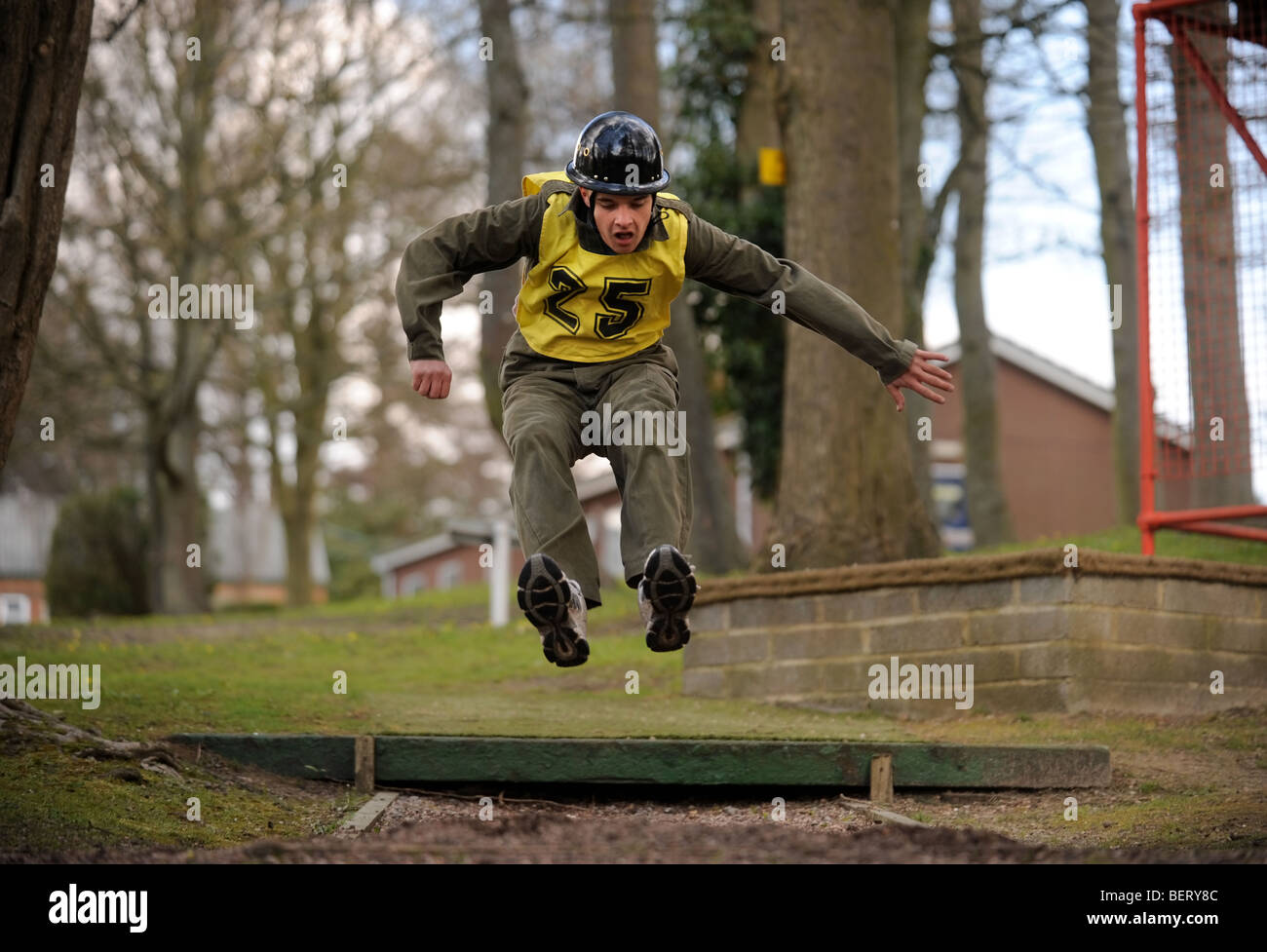 BOYS ARE ASSESSED DURING A TEAM PHYSICAL PROBLEM SOLVING EXERCISE AT ...