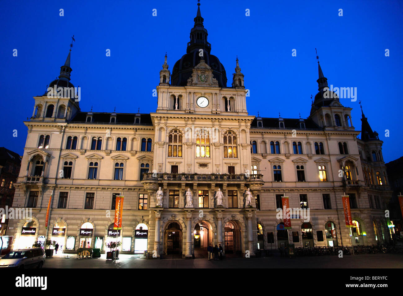 Austria, Graz, Hauptplatz, main square, Town Hall Stock Photo - Alamy