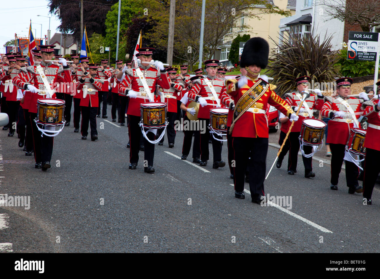 Northern Ireland Marching Band Stock Photos & Northern Ireland Marching ...