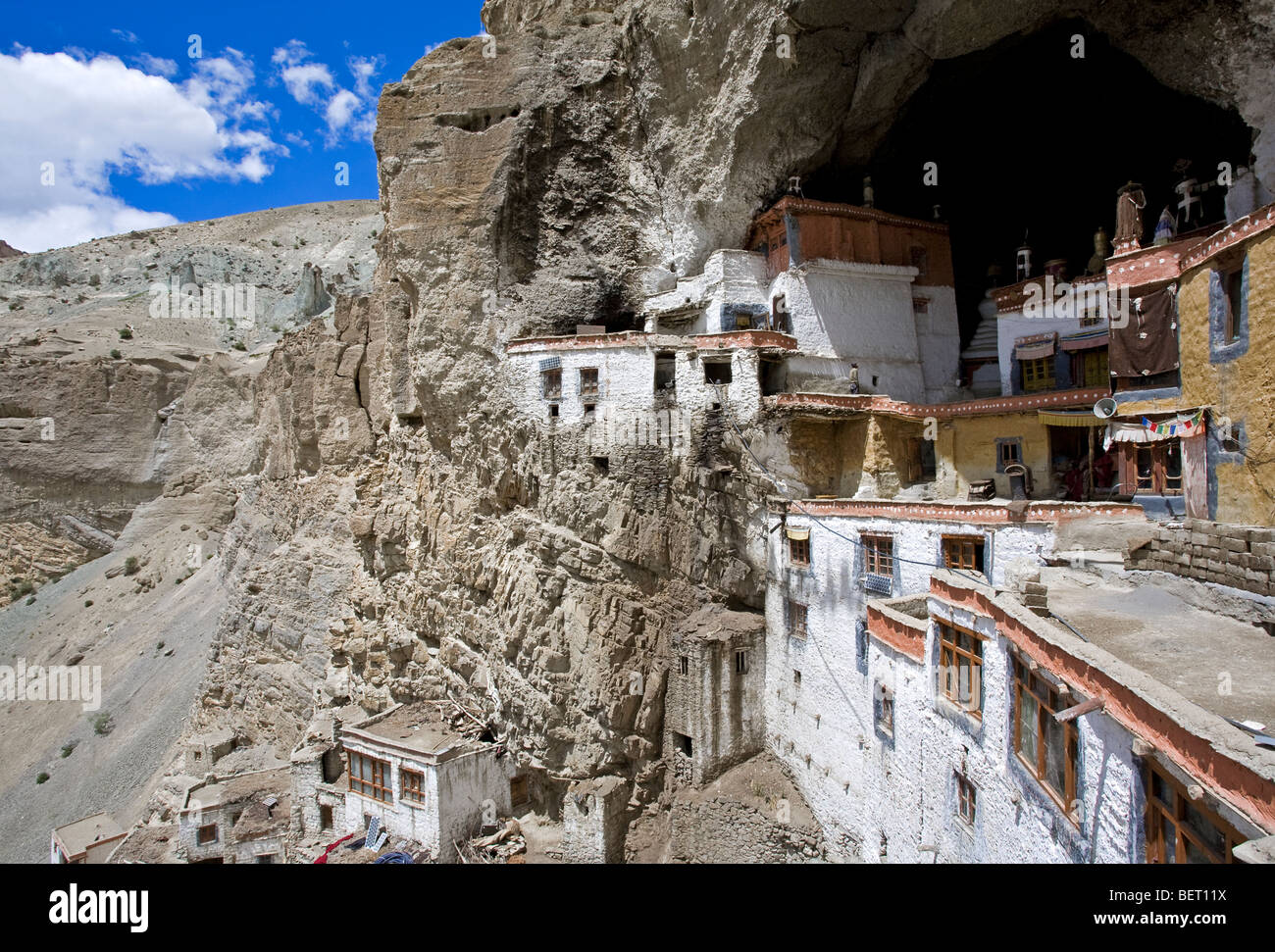 Phuktal monastery. Zanskar. India Stock Photo - Alamy
