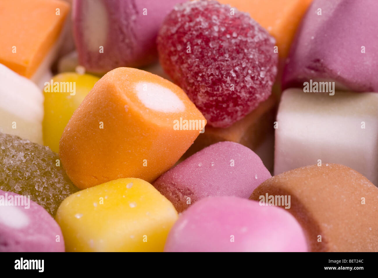 Dolly Mixture Sweets close-up Stock Photo - Alamy