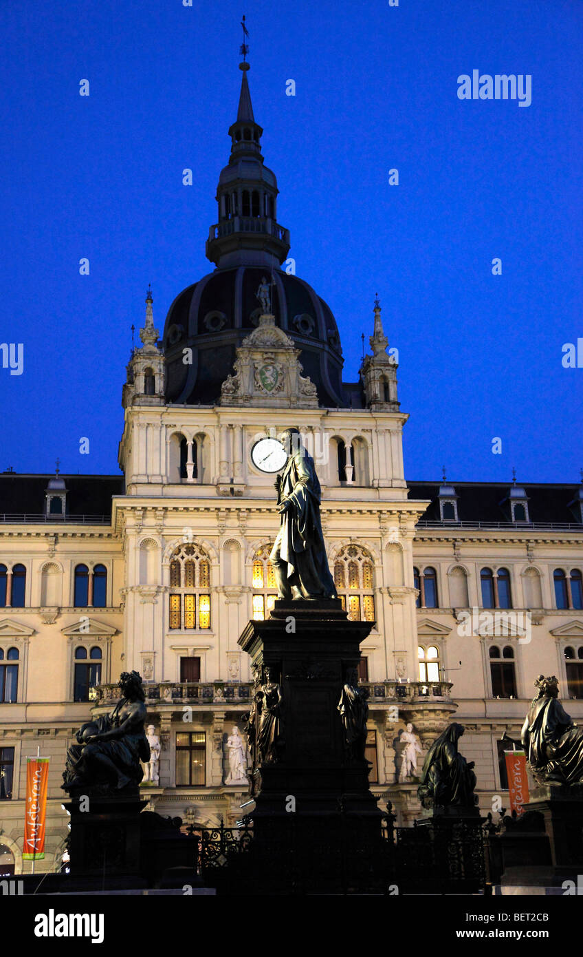 Austria, Graz, Hauptplatz, main square, Town Hall Stock Photo - Alamy