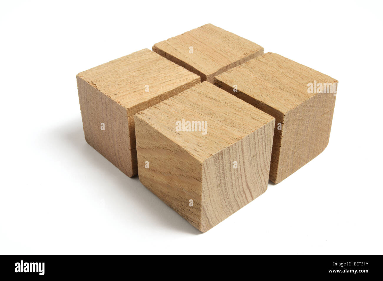 Arrangement of Wooden Blocks Stock Photo - Alamy