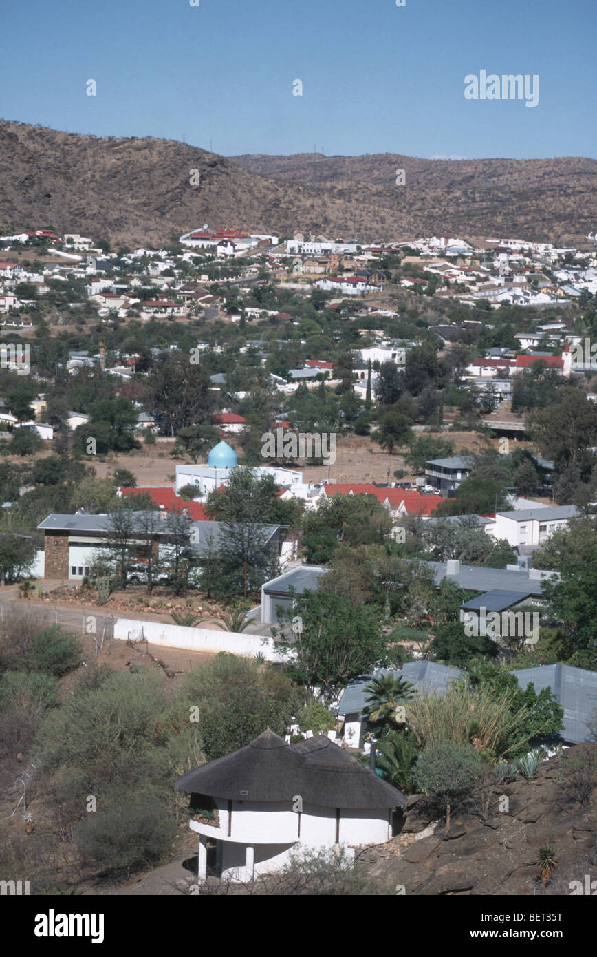 Residential housing sprawl, Windhoek, the capital of Namibia Stock ...