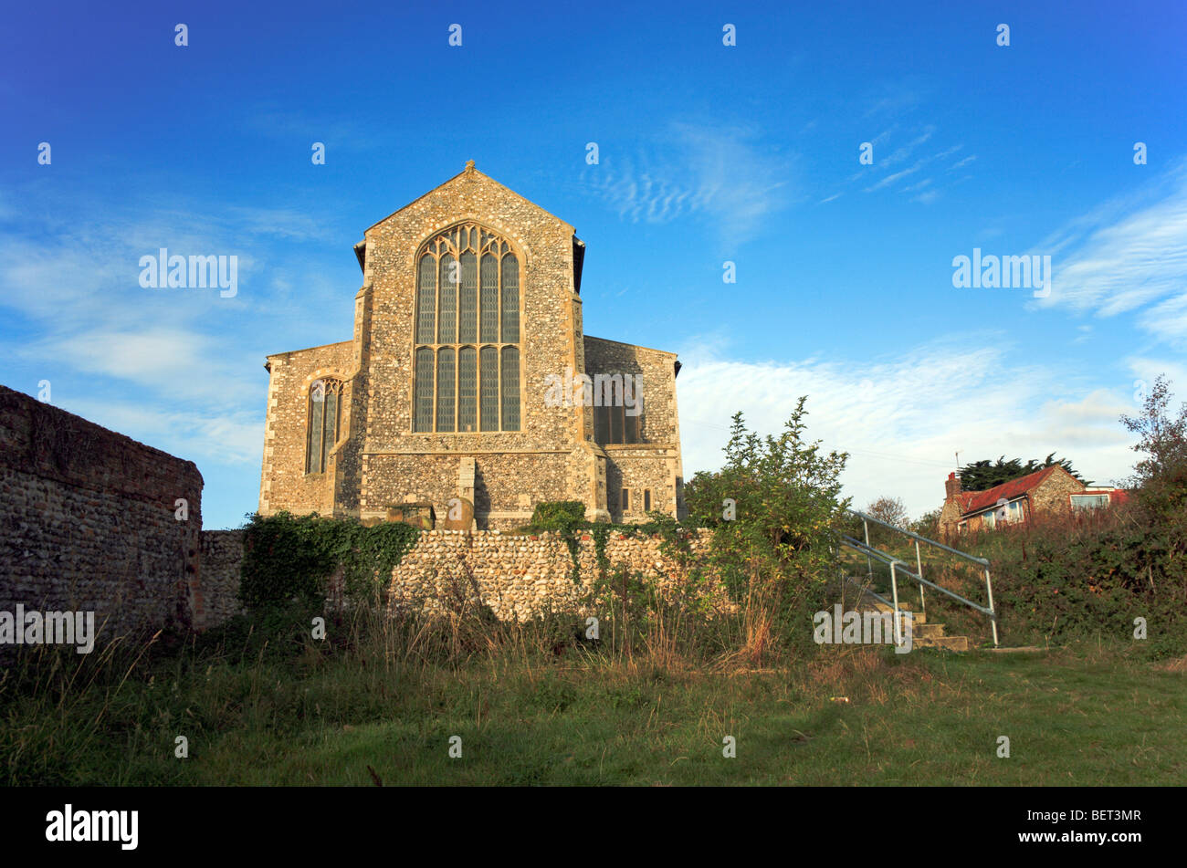 East window of the Church of Saint Nicholas at Salthouse, Norfolk ...