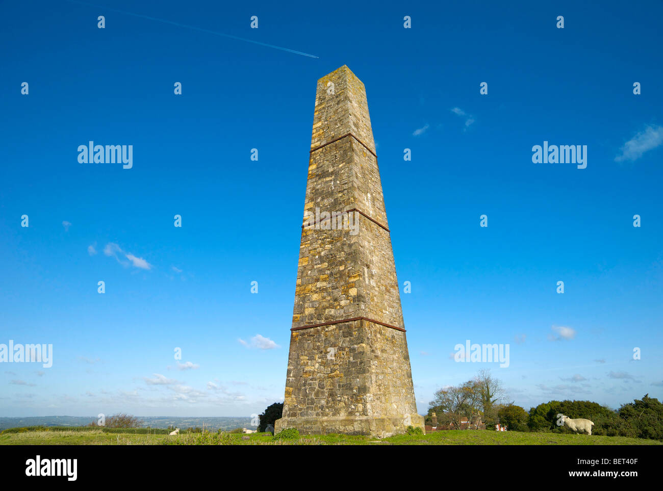 The Obelisk or Brightling Needle built by Mad Jack Fuller to maybe mark ...