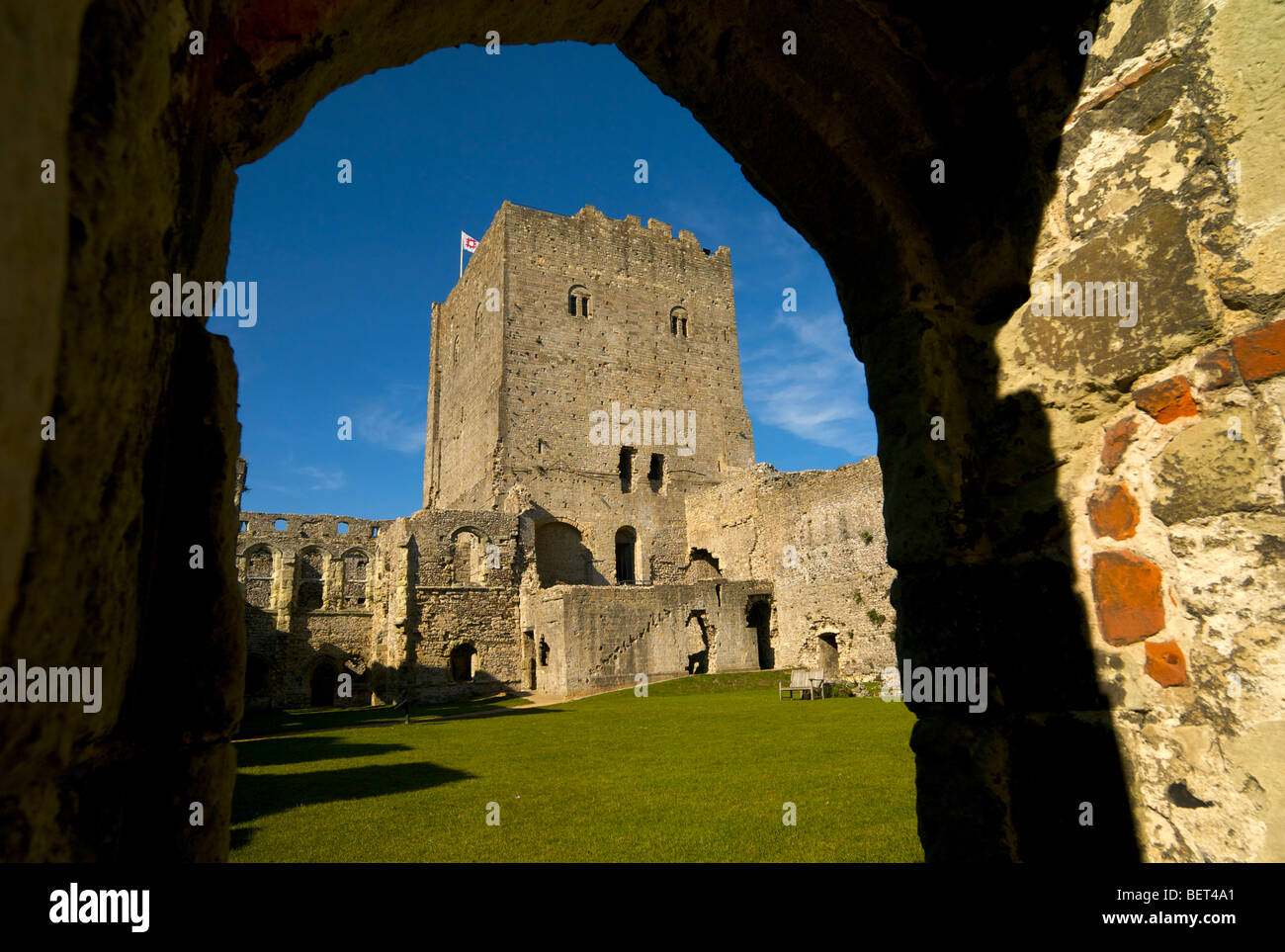 Portchester castle moat hi-res stock photography and images - Alamy