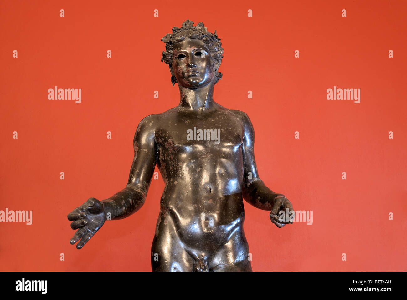 Roman bronze sculpture el efebo hi-res stock photography and images - Alamy