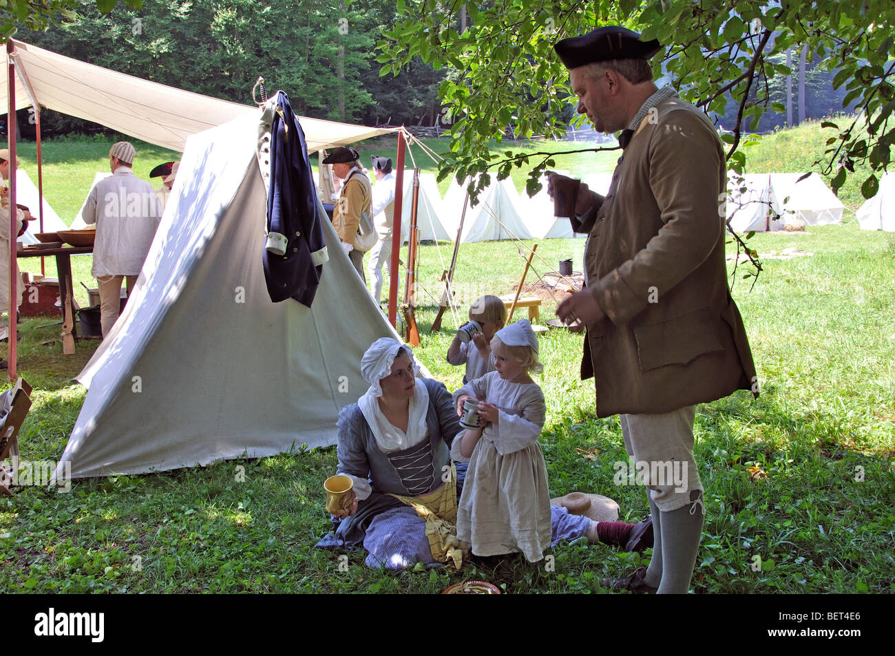 Revolutionary War Army Camp