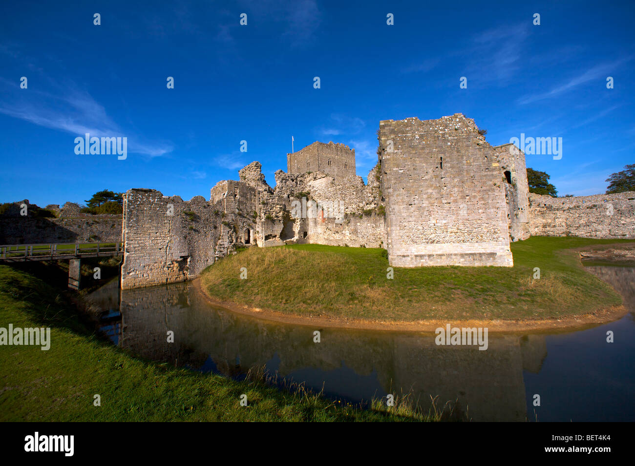Portchester castle moat hi-res stock photography and images - Alamy