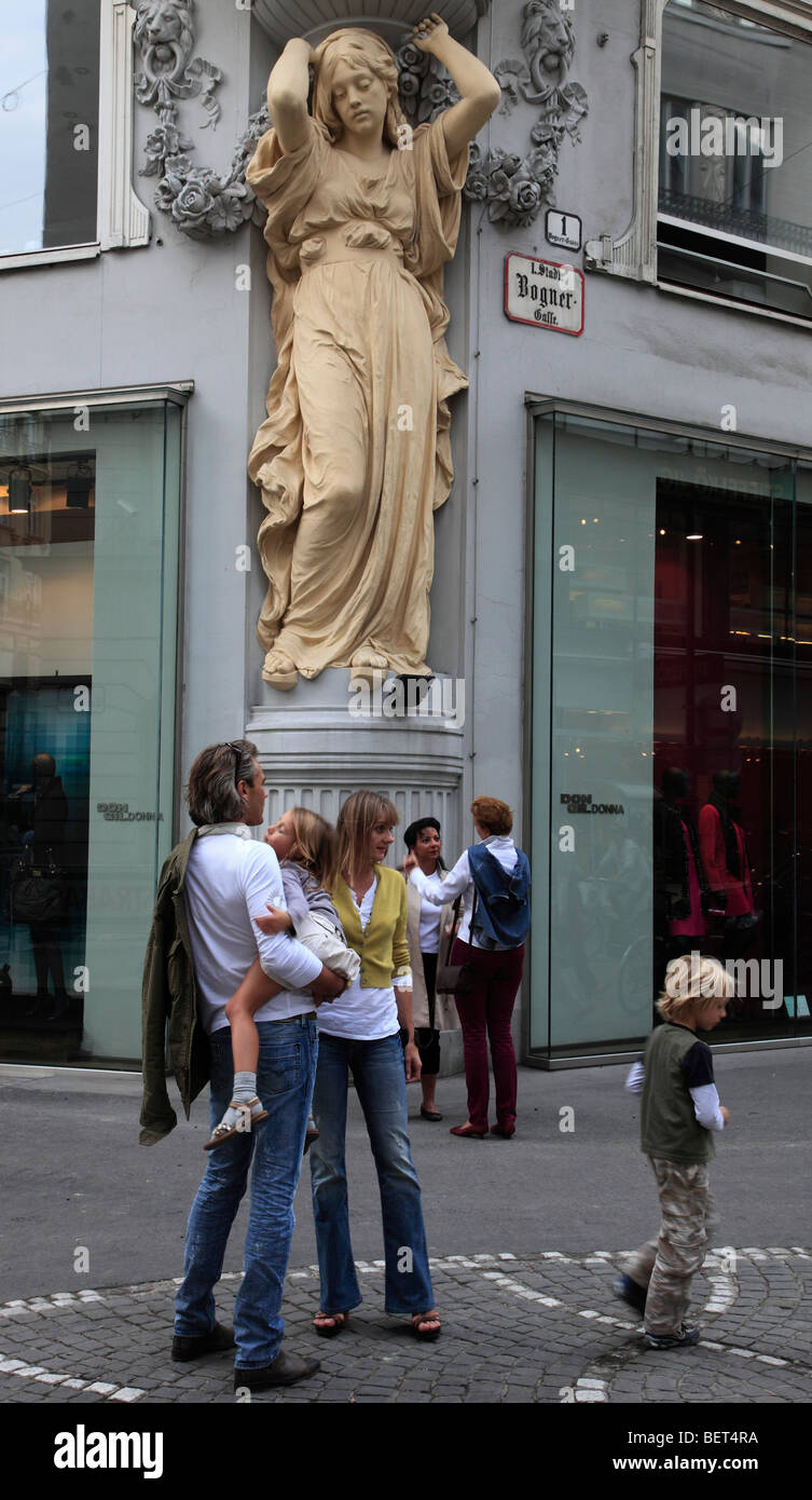 Austria, Vienna, Old Town street scene, people Stock Photo - Alamy