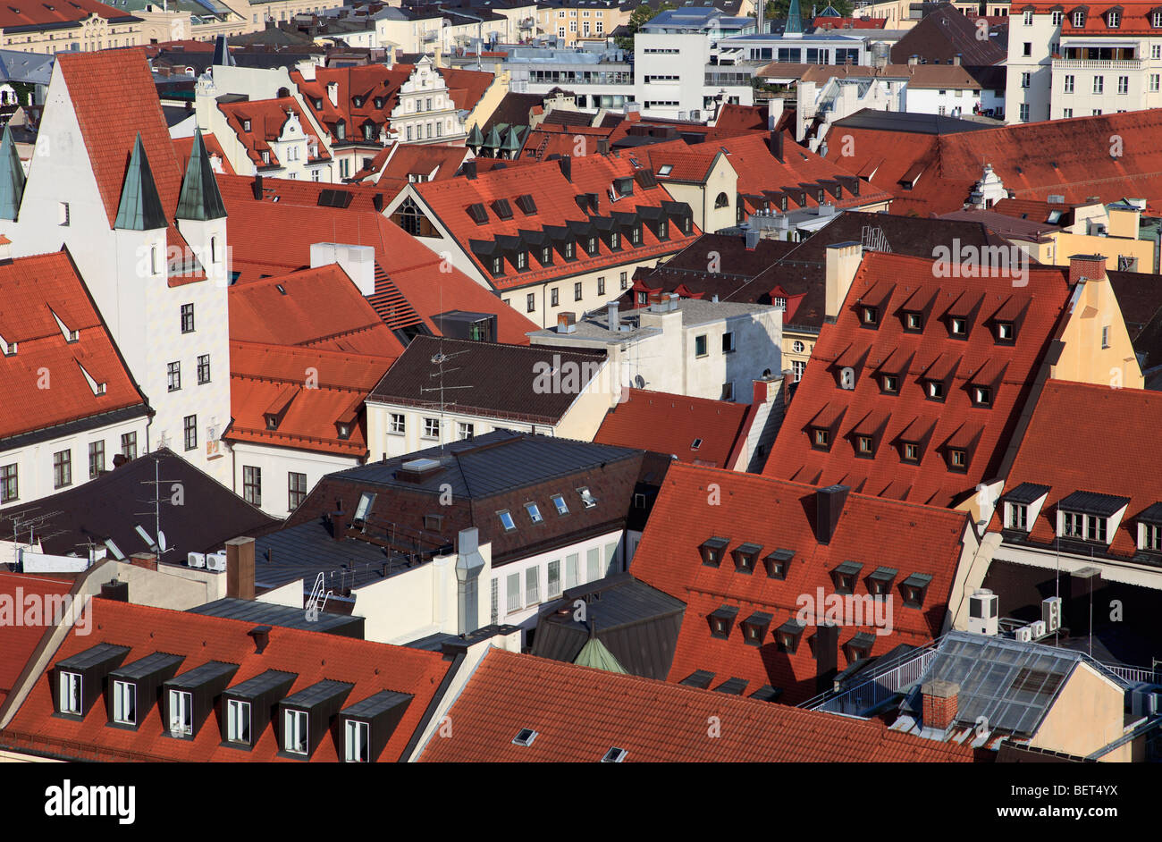 Old town rooftops hi-res stock photography and images - Alamy