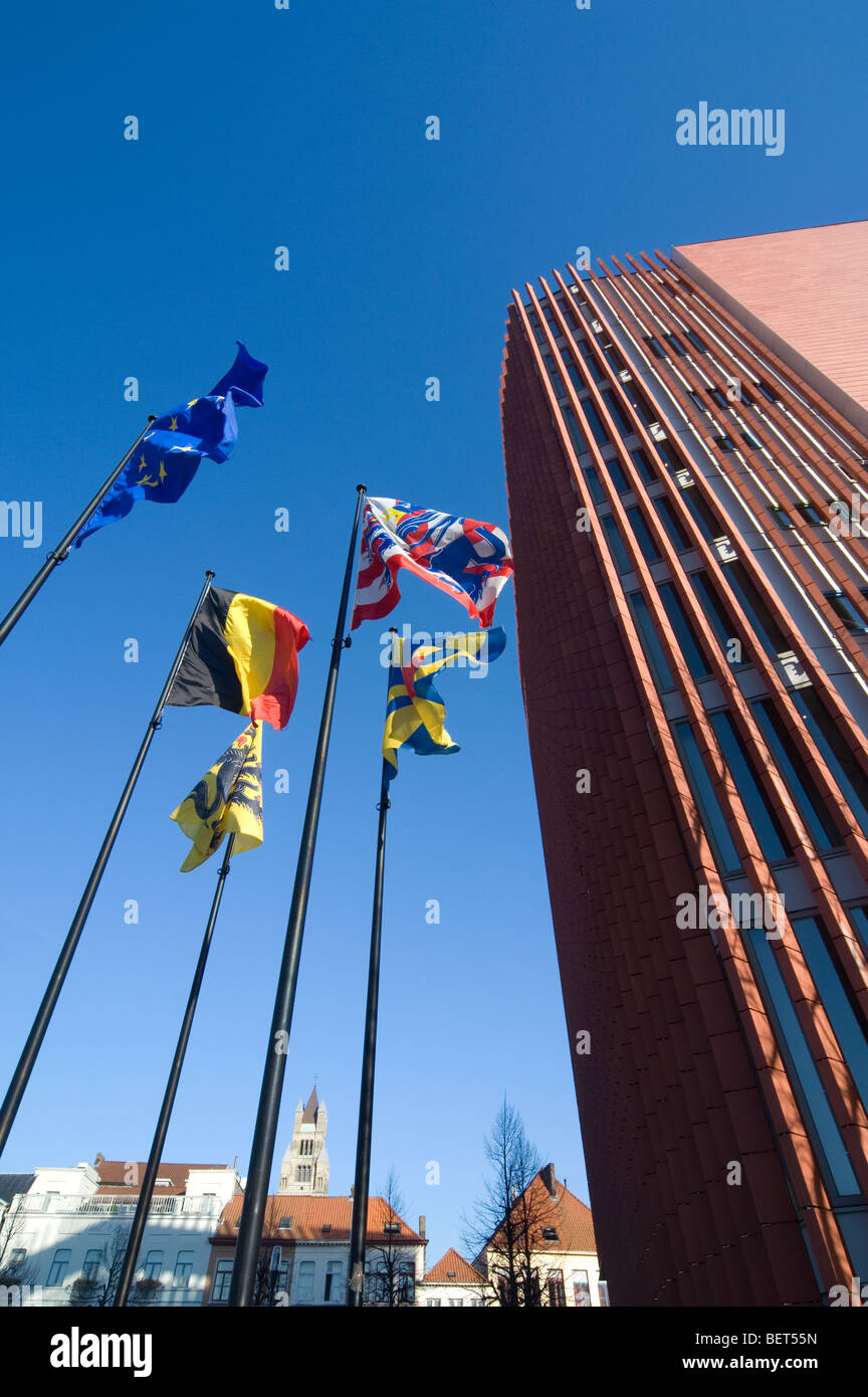 Flags of bruges city hi-res stock photography and images - Alamy