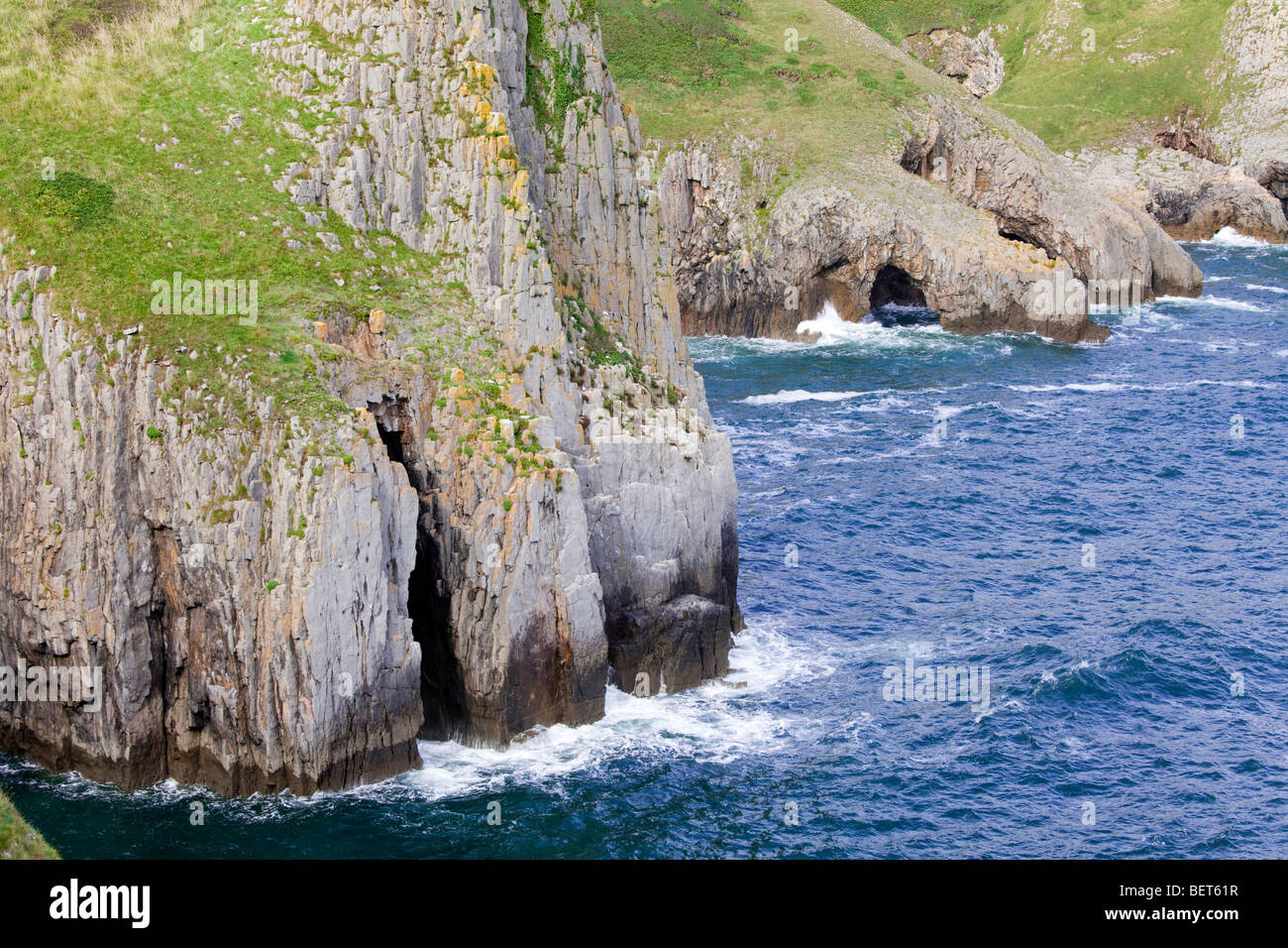 The Pembrokeshire Coast National Park at Skrinkle Haven, Pembrokeshire ...