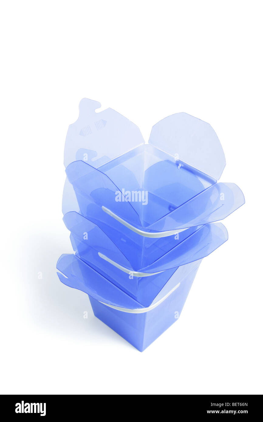 Stack of Plastic Gift Boxes Stock Photo - Alamy