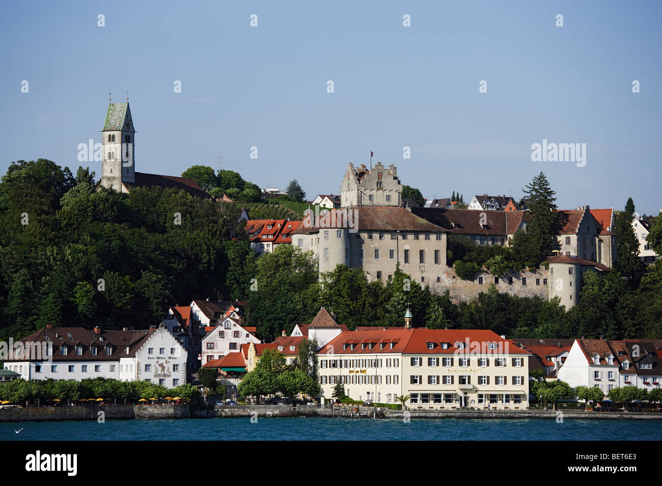 Burg Meersburg (Old Castle), Meersburg, Baden-Wurttemberg, Germany ...
