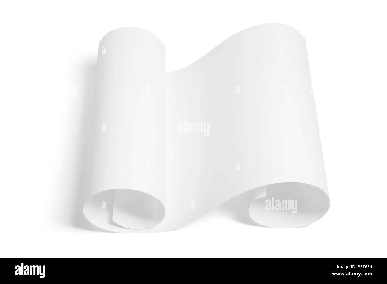 Rolled Up Paper Stock Photo - Alamy