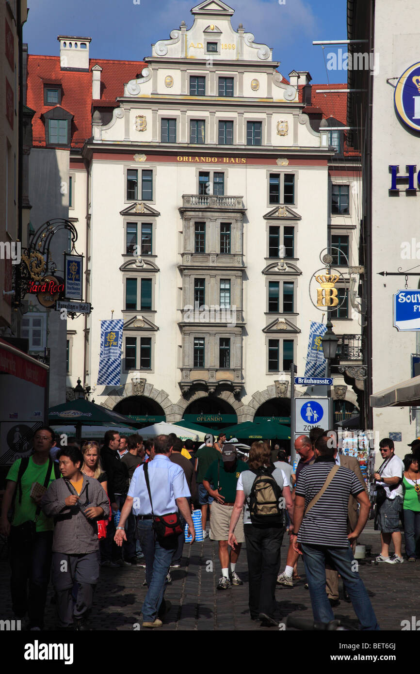 Germany, Bavaria, Munich, old town street scene Stock Photo - Alamy