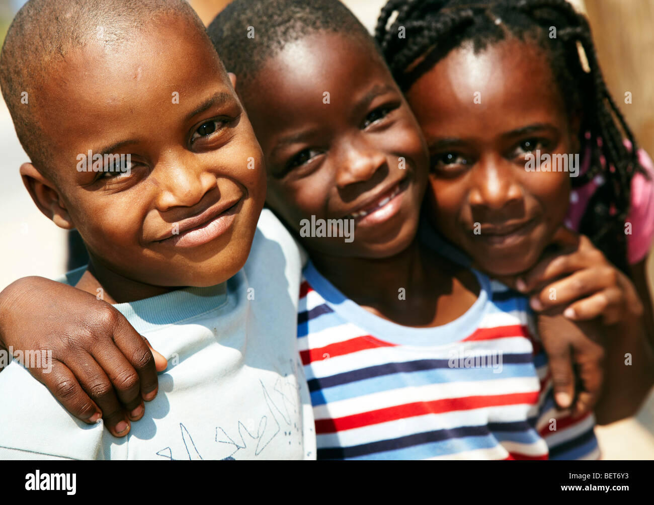 local Namibian kids smiling at camera Namibia Stock Photo - Alamy