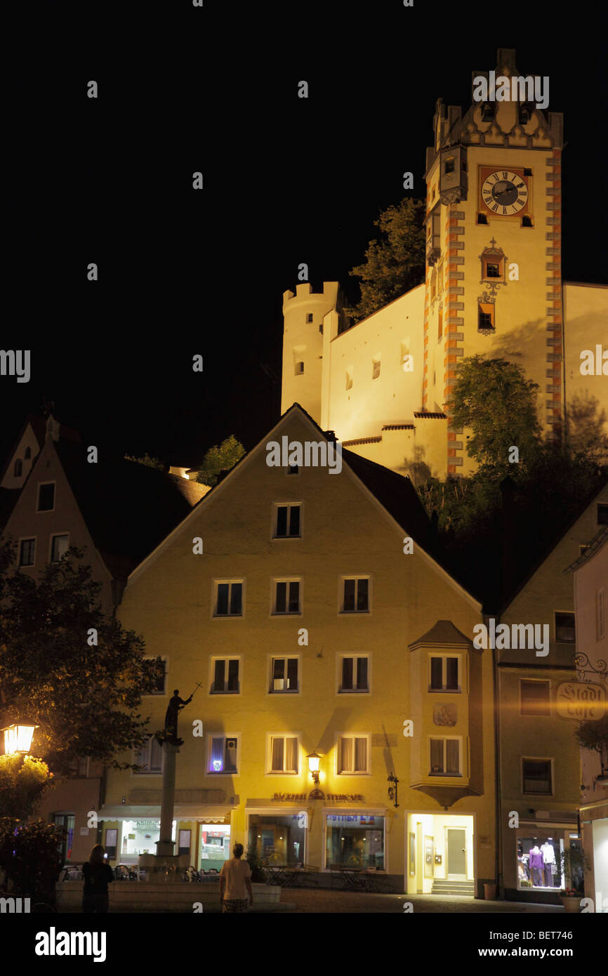 Germany, Bavaria, Fussen, Hohes Schloss Medieval Castle Stock Photo - Alamy