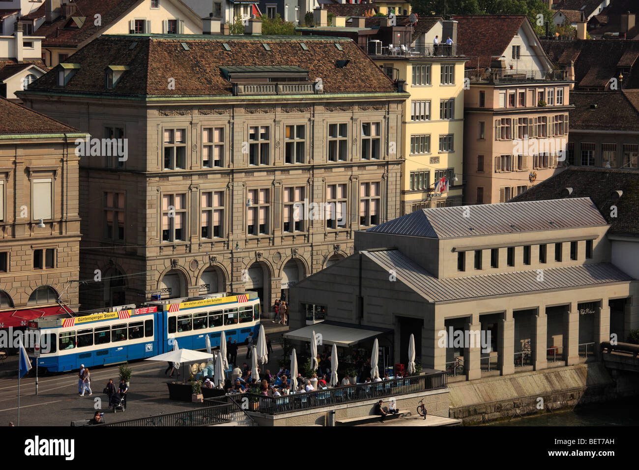 Tramway architecture aerial view horizontal travel europe hi-res stock ...