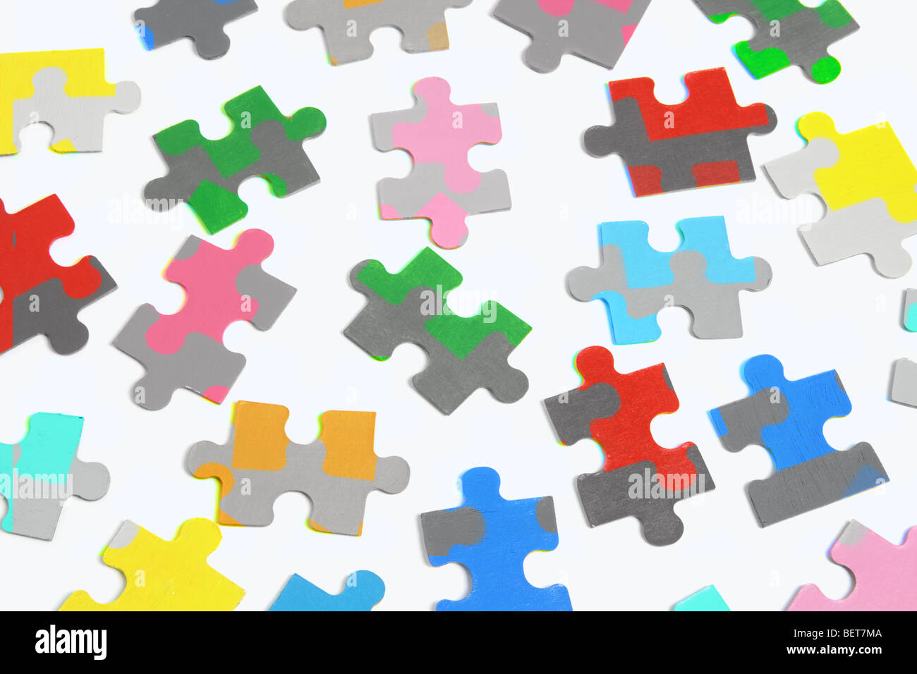 Jigsaw Puzzle Pieces Stock Photo - Alamy