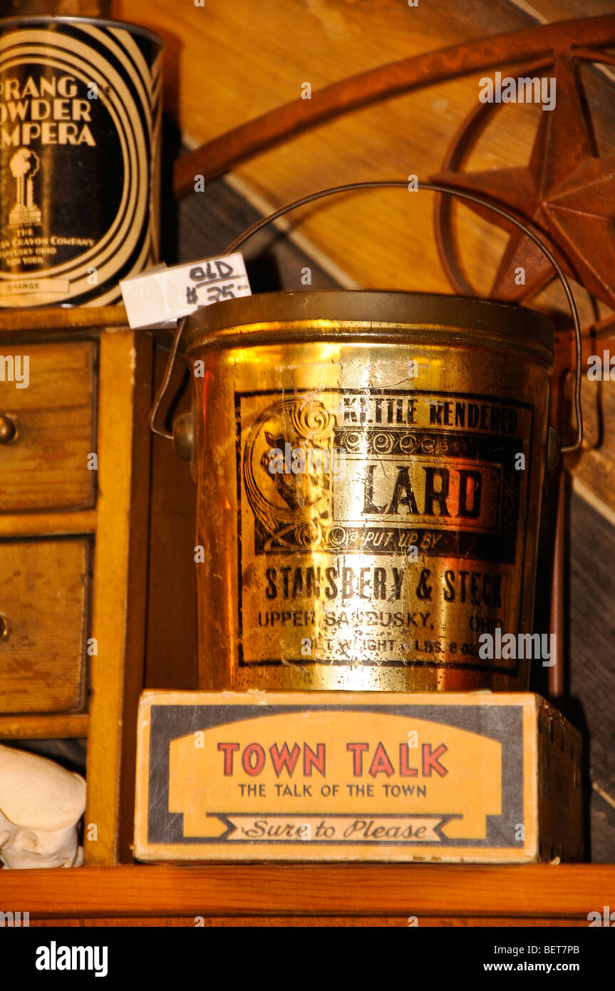 Things for sale at antiques store Stock Photo - Alamy