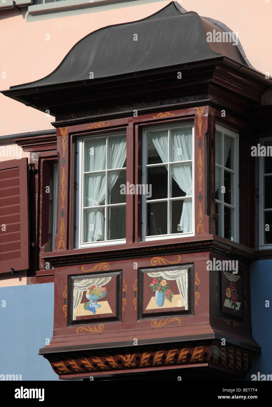 Typical bay window traditional architecture detail vertical travel ...