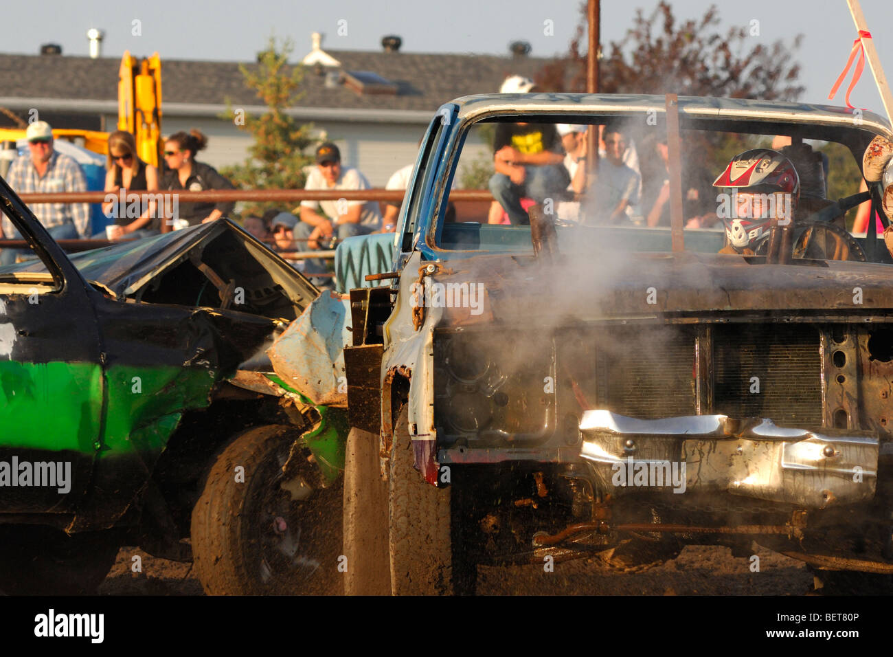 Demolition derby car hi-res stock photography and images - Alamy