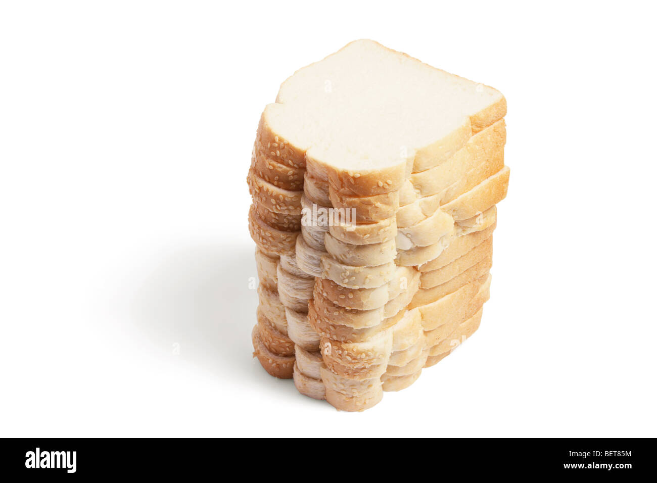 Sliced pieces white bread hi-res stock photography and images - Alamy