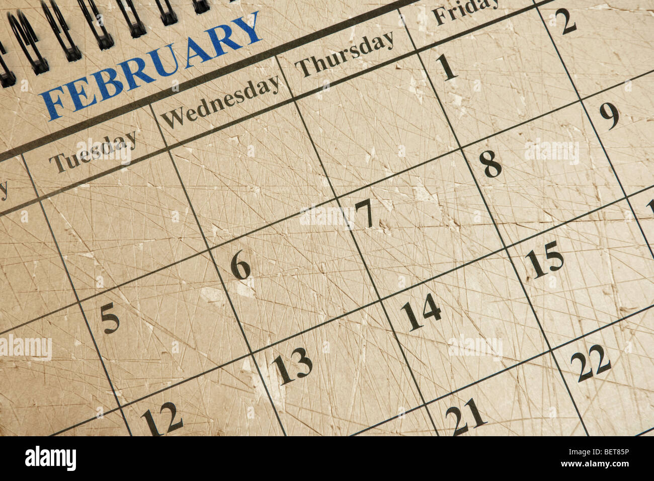 Old torn calendar hi-res stock photography and images - Alamy