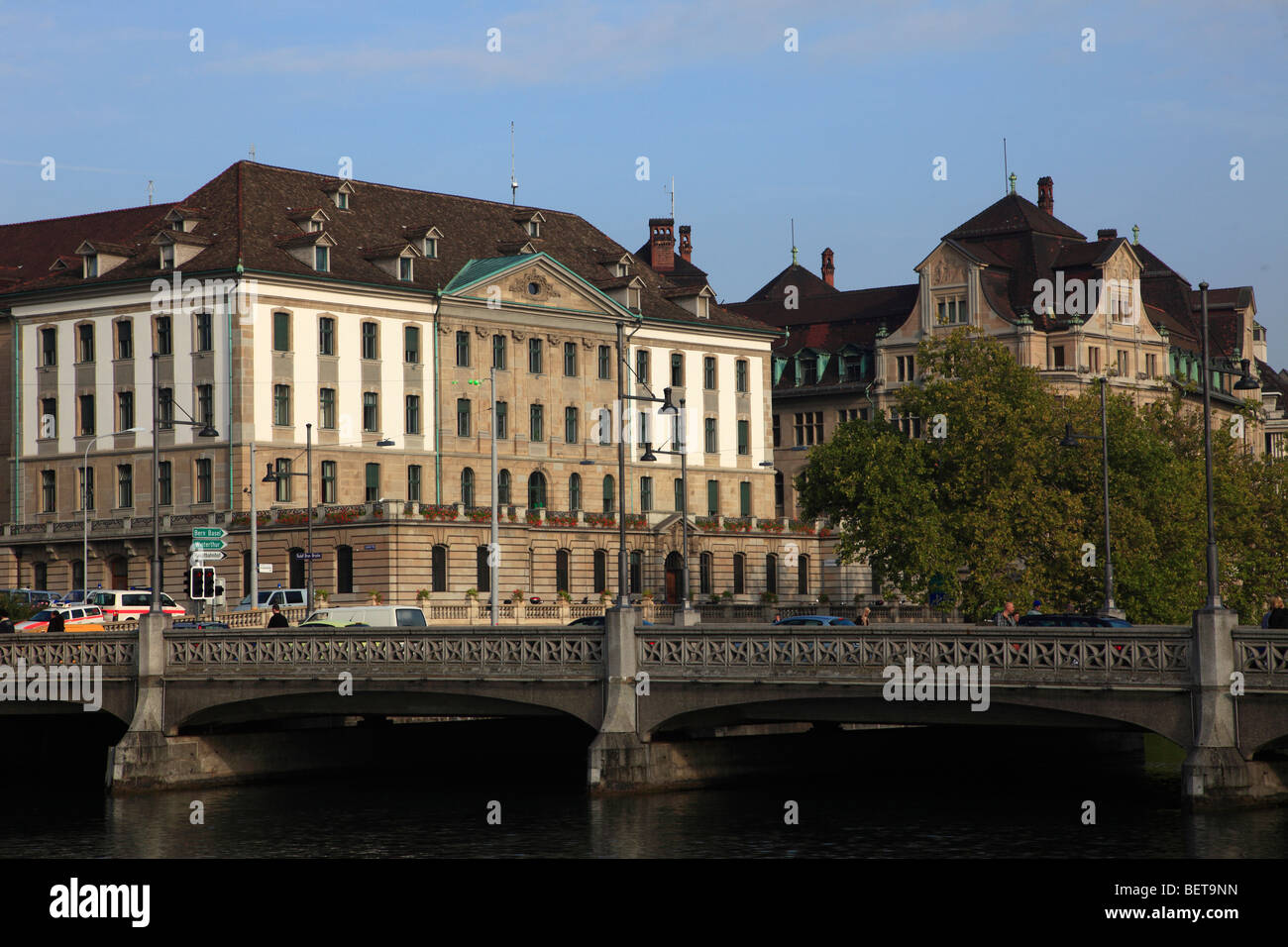 Zurich switzerland bridge hi-res stock photography and images - Alamy