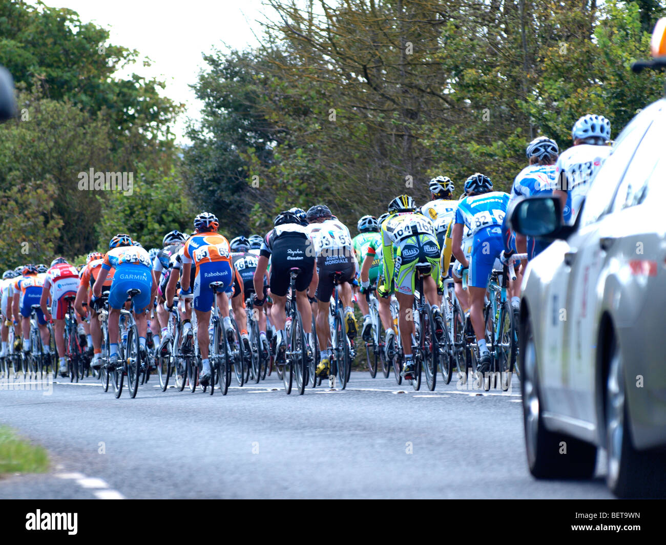 Riders in the Tour of Britain Race Stock Photo - Alamy