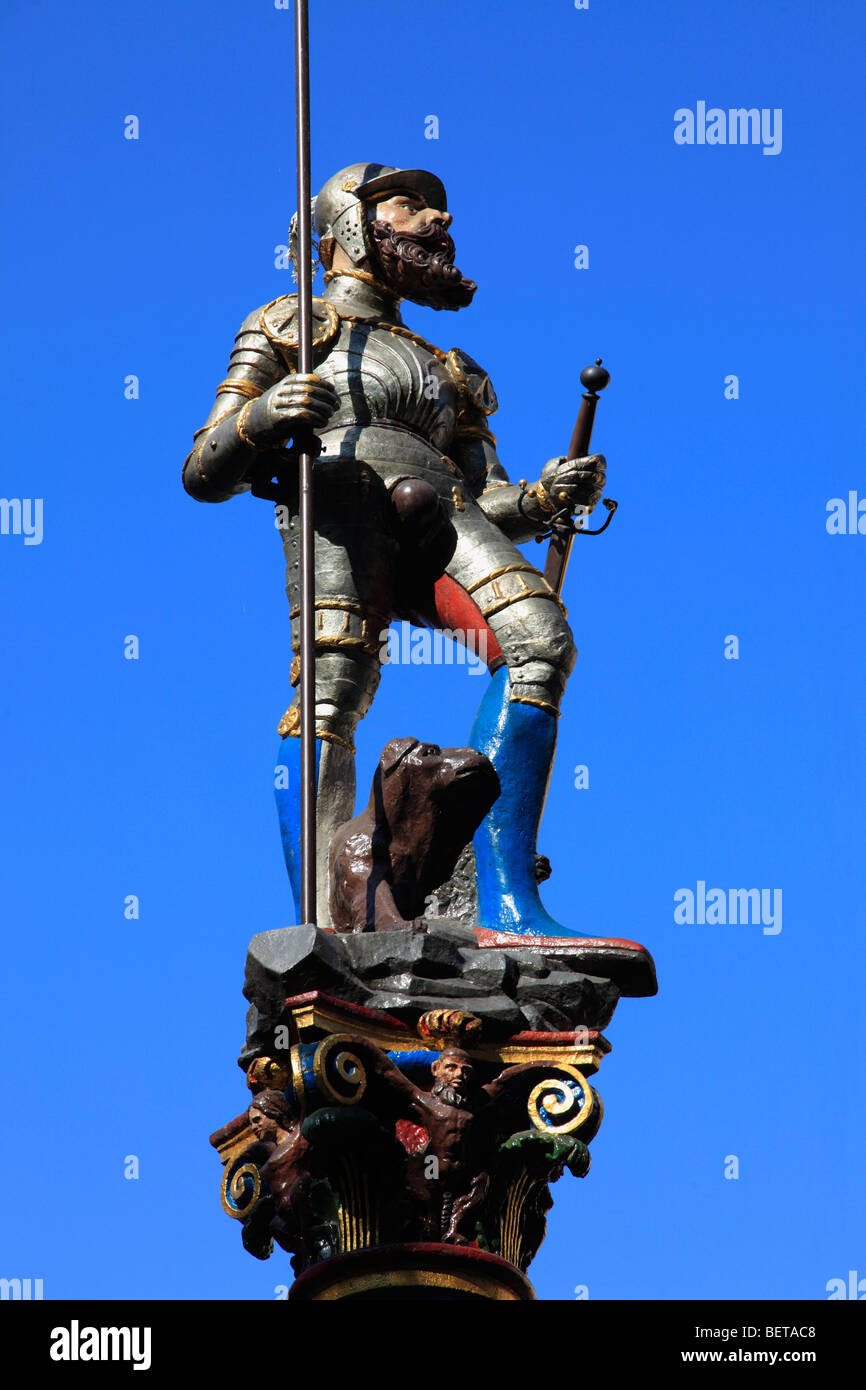 Switzerland zurich typical fountain hi-res stock photography and images ...