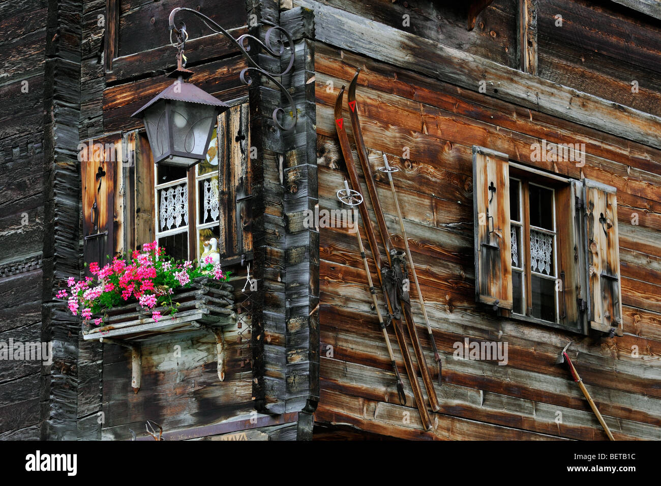 Old Traditional Swiss Alpine Chalet