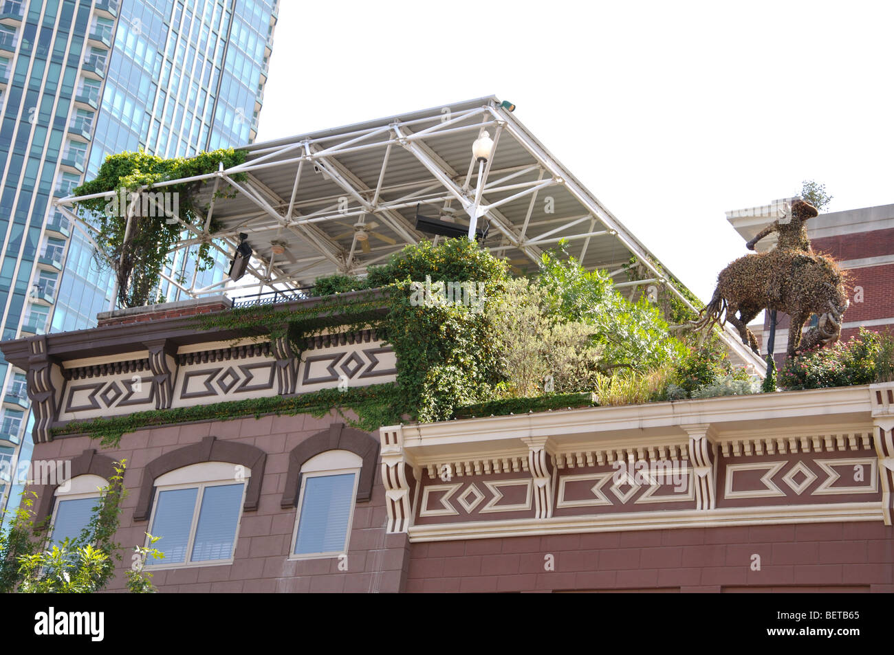 Rooftop restaurant in Fort Worth, Texas Stock Photo - Alamy