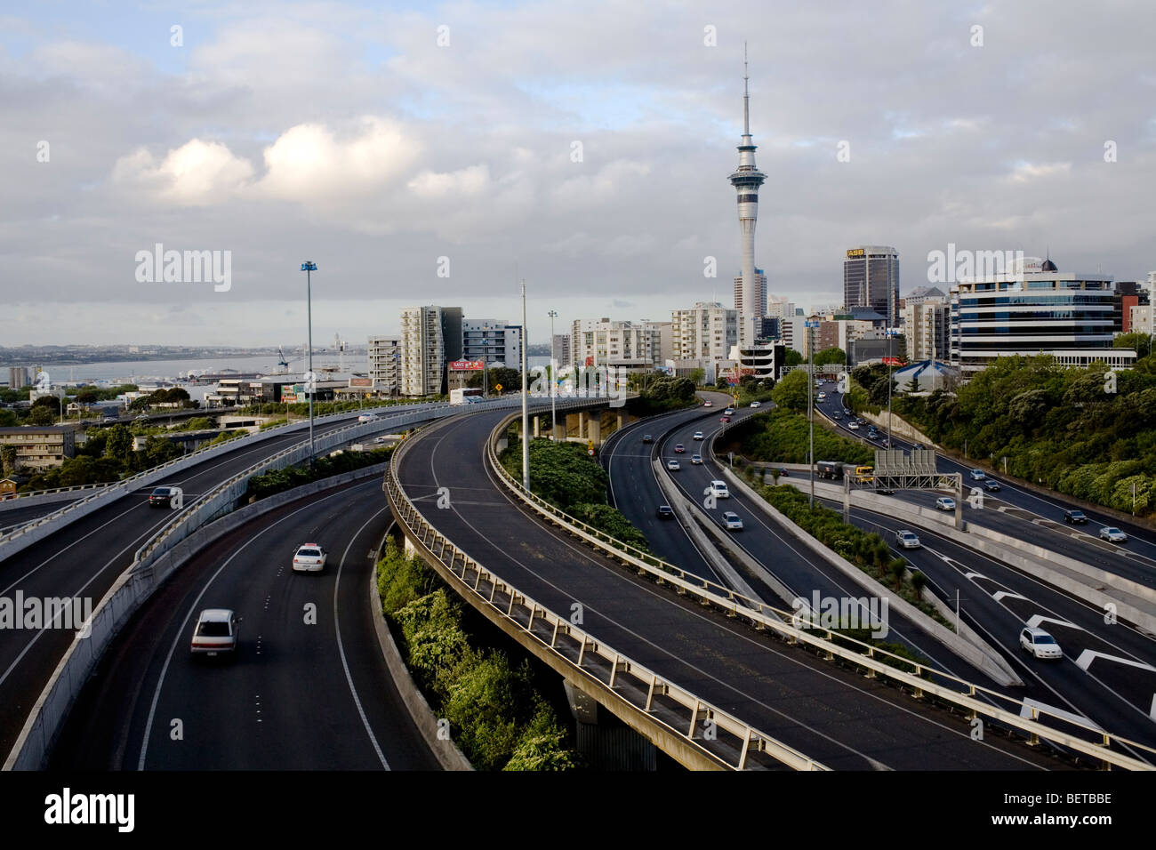 The northern and southern motorways leading in and out of central ...