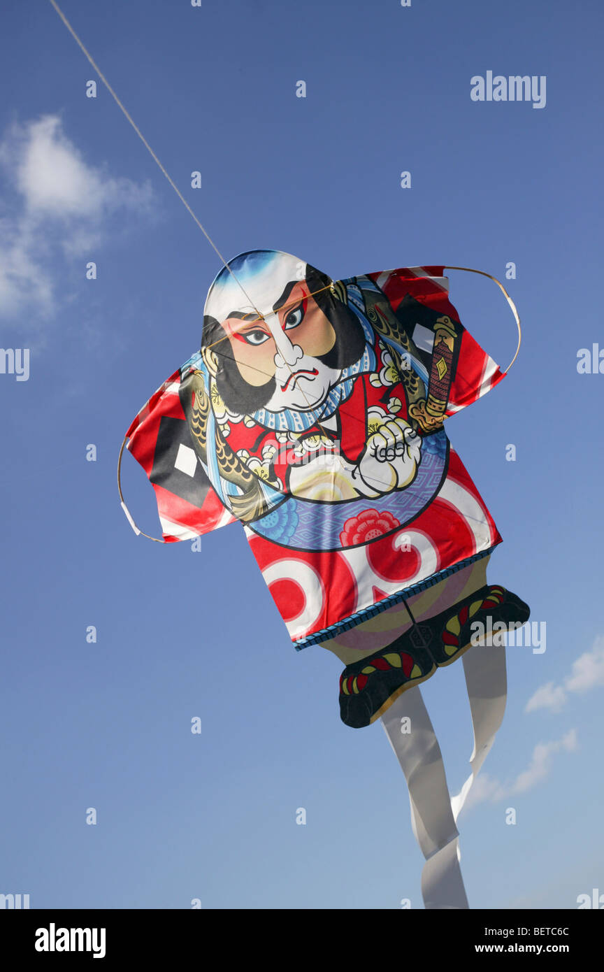 Japanese samurai kite Stock Photo - Alamy