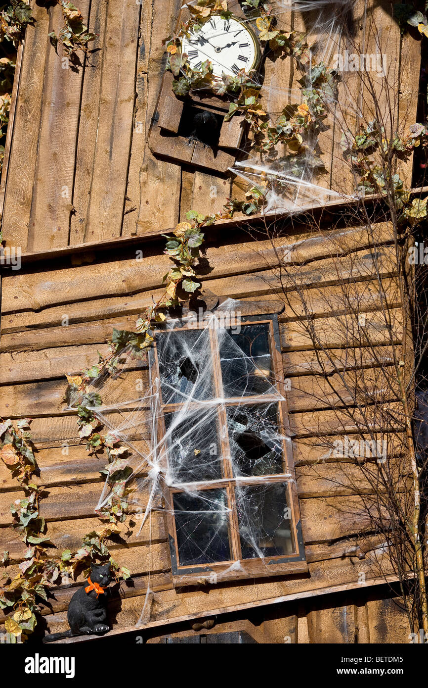 The Halloween ghost house in Tivoli Copenhagen Stock Photo - Alamy