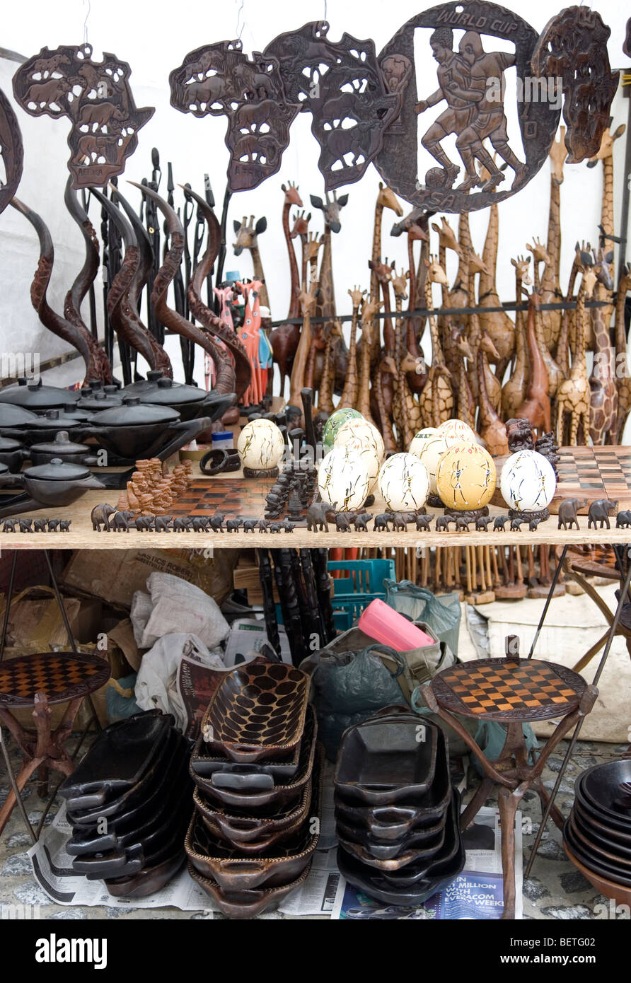 African Curios - Cape Town Stock Photo - Alamy